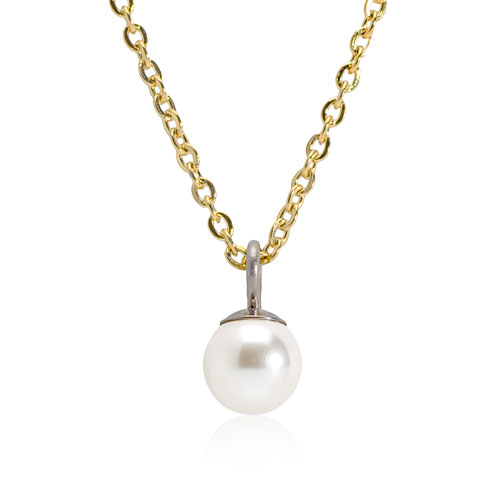 G Pearl 6 mm, White - Blomdahl